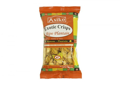 Asiko Ripe Plantain Chips (Box of 30)