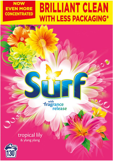 Surf Tropical Lily Laundry Powder 130 Washes