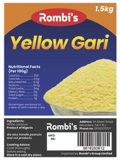 Rombi's Yellow Gari 1.5kg