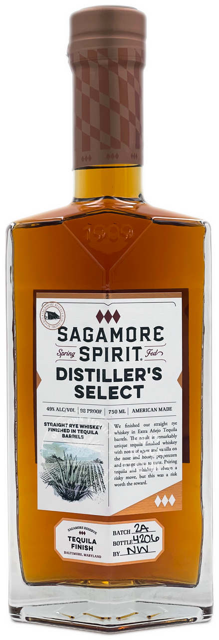 Sagamore Spirits Distiller's Select 'Tequila Finish' Straight Rye ...