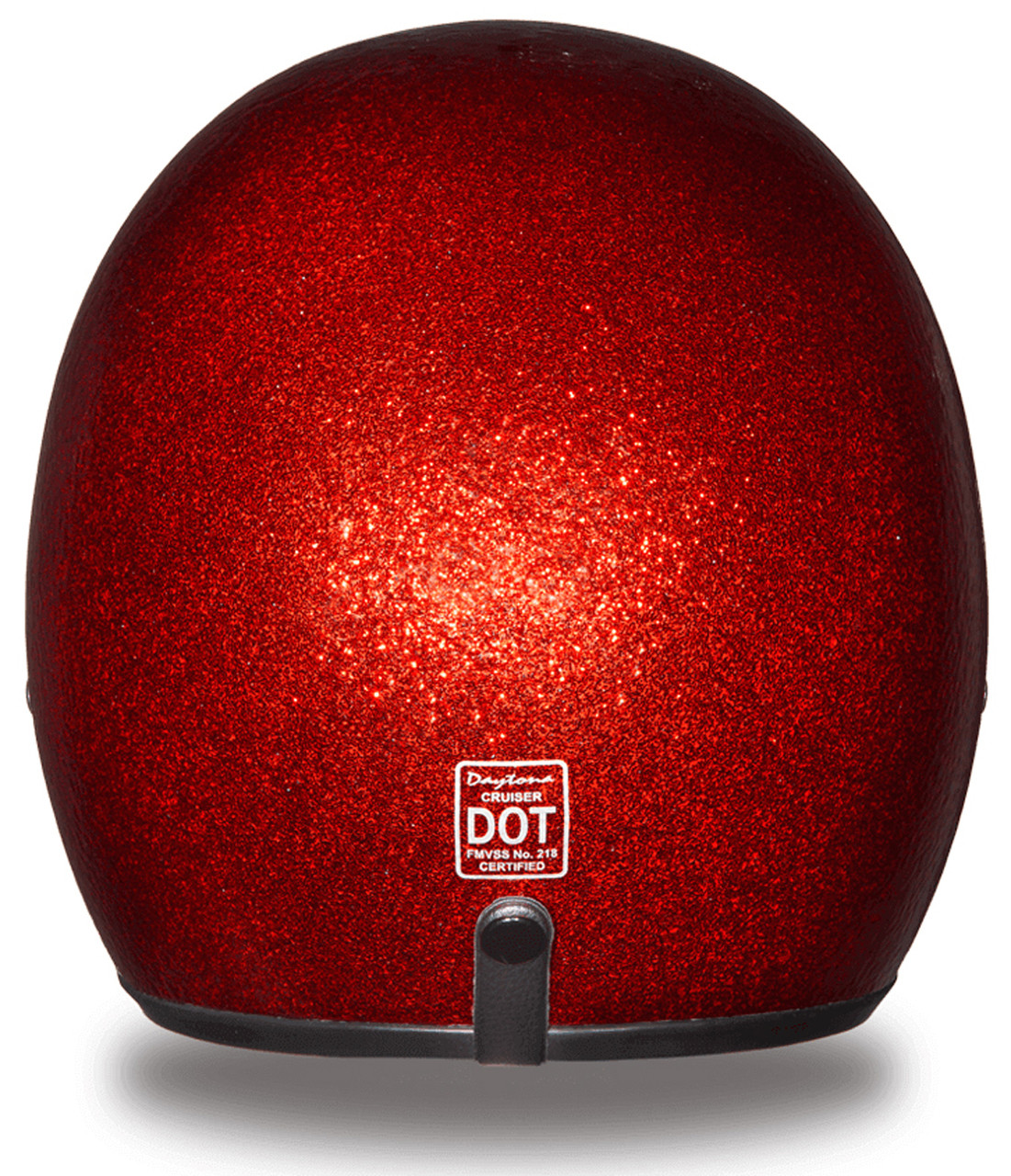 Daytona Cruiser 3/4 Open Face Helmet Red Metal Flake | XtremeHelmets.com