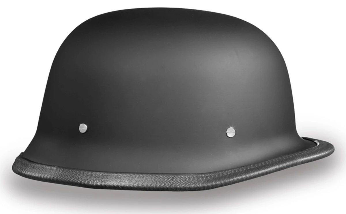 Daytona German Helmet DOT Dull Black | XtremeHelmets.com