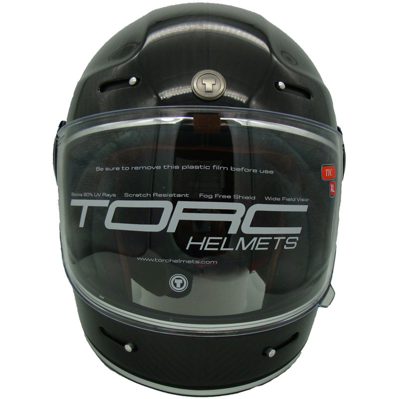 Torc Newport T1 Carbon Retro Helmet | XtremeHelmets.com