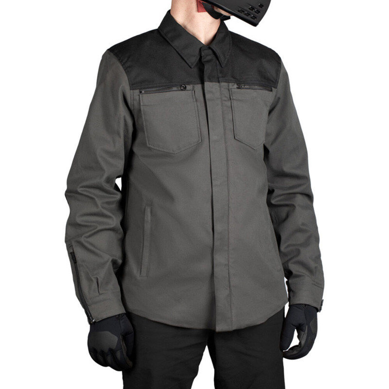 ICON Upstate Canvas CE Jacket | XtremeHelmets.com