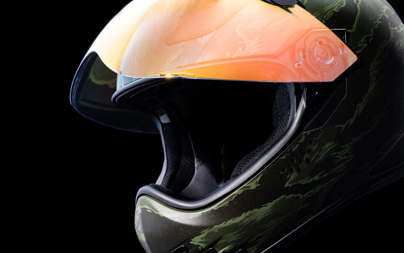 ICON Domain Tiger's Blood Helmet | XtremeHelmets.com