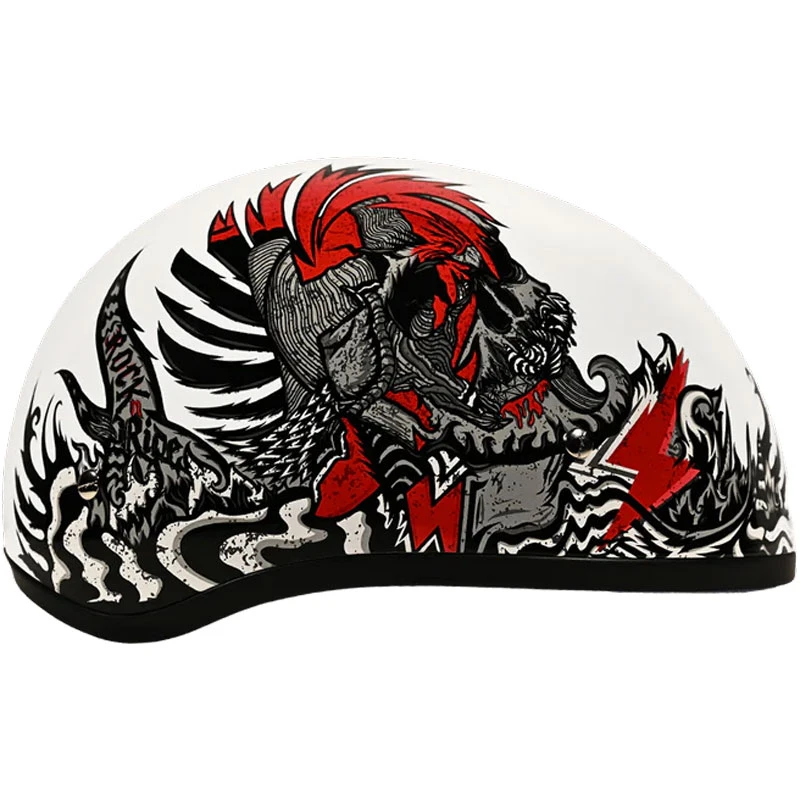 Daytona Skull Cap Rockin' Reaper Helmet | XtremeHelmets.com