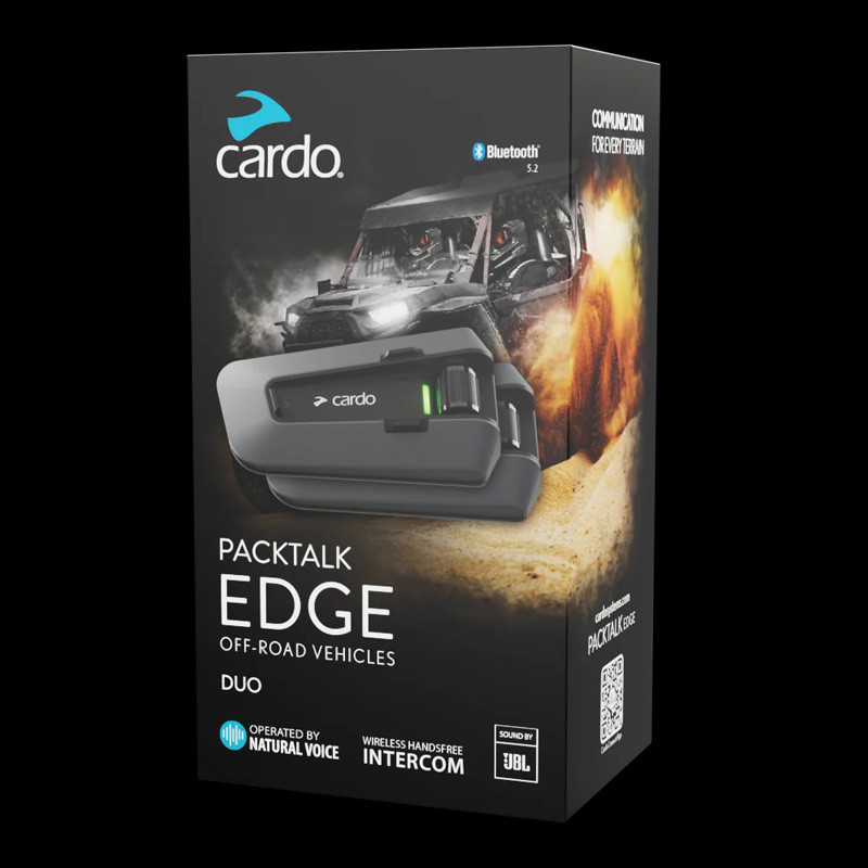 Cardo Packtalk Edge ORV Communication Systems - Duo | XtremeHelmets.com