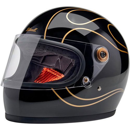 Biltwell Gringo S ECE R22.06 Flames Helmet | XtremeHelmets.com
