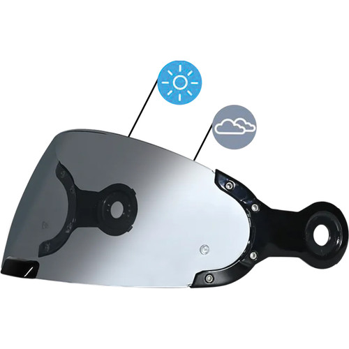 Daytona Retro Photochromic Outer Shield | XtremeHelmets.com