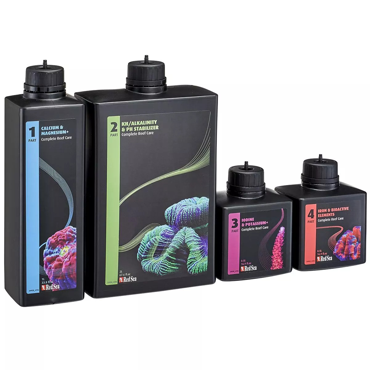 Red Sea 4-Part Complete Reef Care Dosing System - Medium Pack (300L)