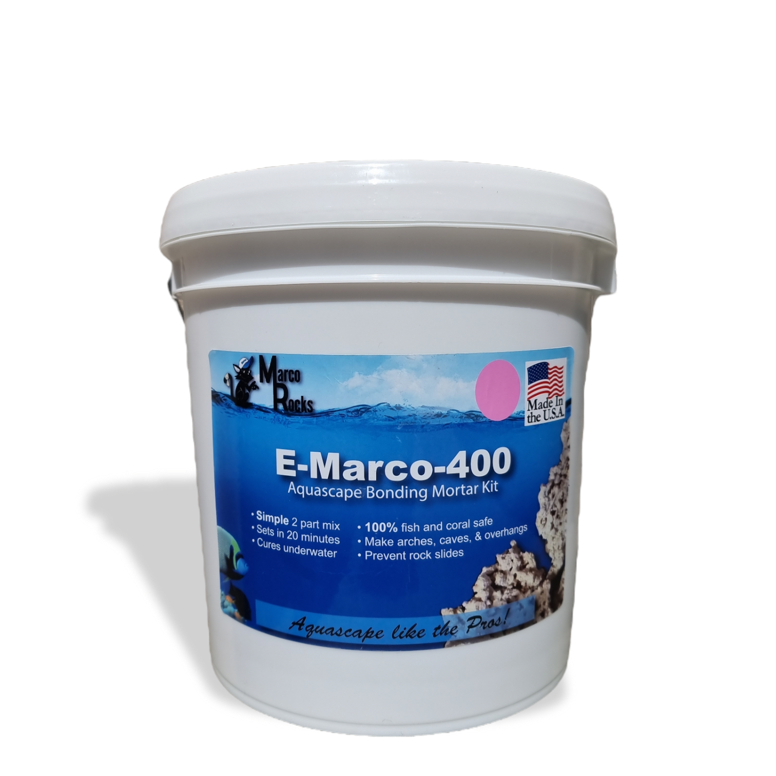 Marco Rocks E-Marco-400 Aquascaping Mortar - Pink - Tropestua