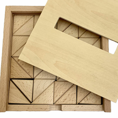 Small Wood Triangles 32pc | Papoose Toys - Shop Inside - Small World Play