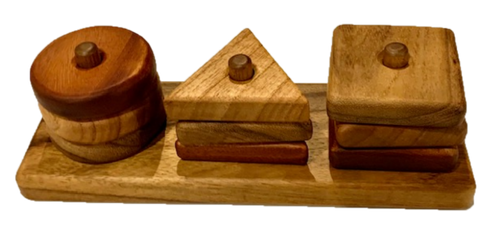 Rectangle Shape Stacker - Shop Inside - Small World Play