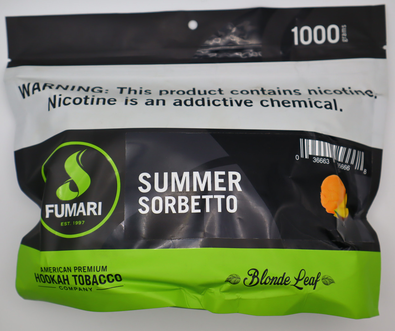 Fumari Hookah Tobacco-Summer Sorbetto