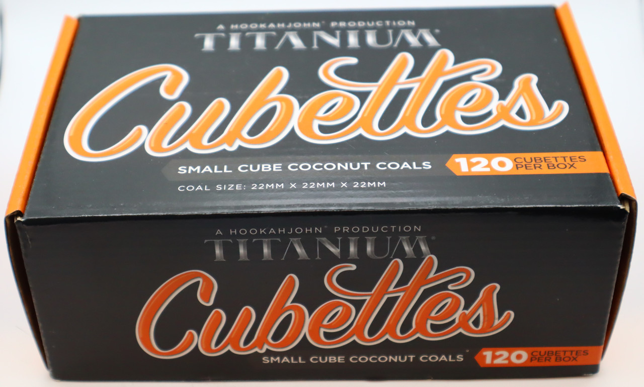 Titanium Cubettes Coconut Coals (120 Pieces)