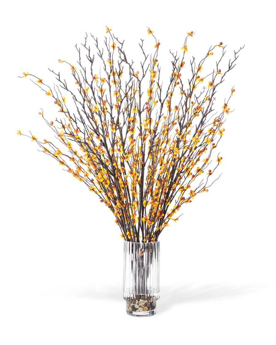 Bittersweet & Birch Silk Flower Arrangement