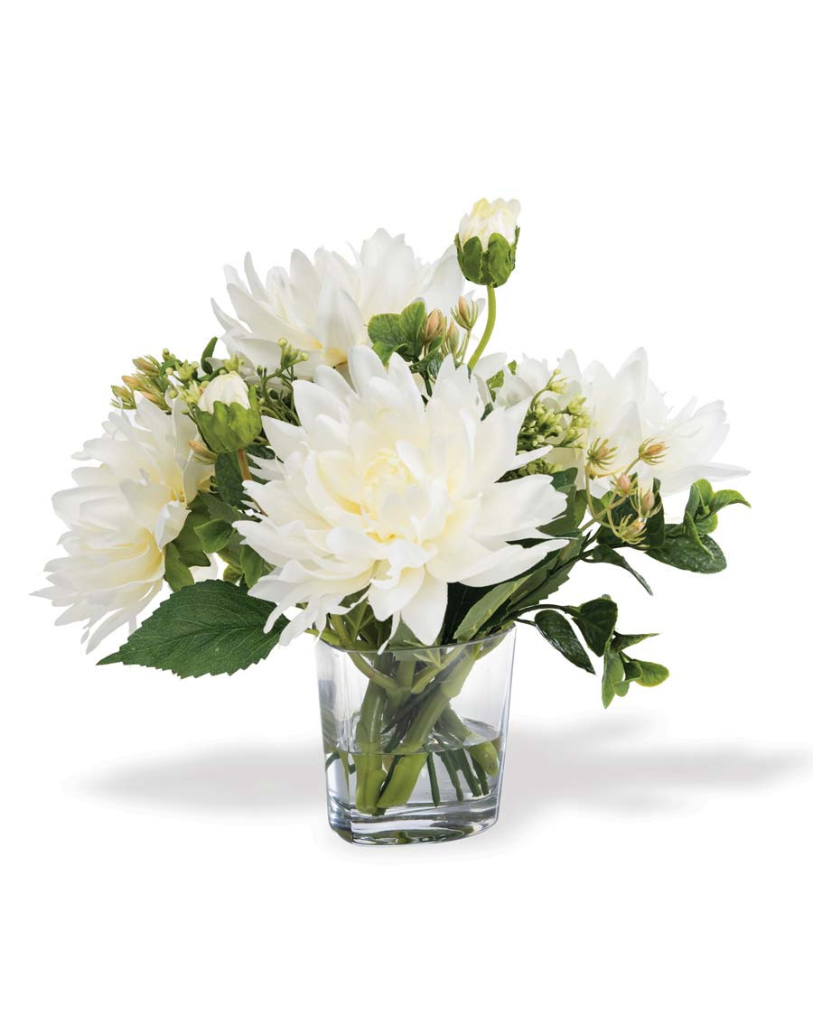 Buy delightful Dahlia Delight silk flower arrangement at Petals.