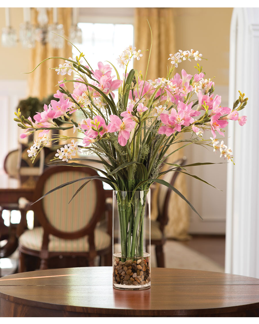 Buy radiant and wonderful Freesia faux flower arrangement - only at Petals.