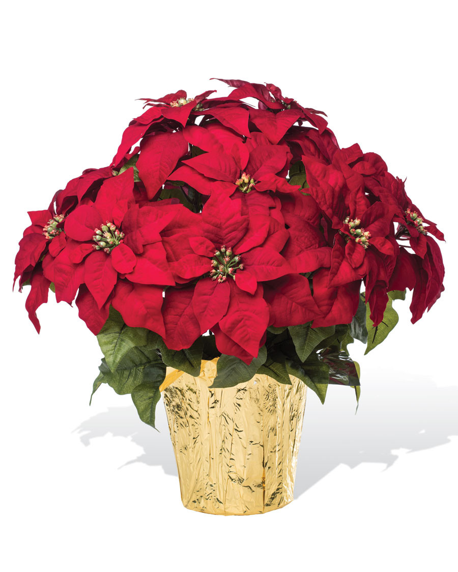 Premier Silk Poinsettia - Large