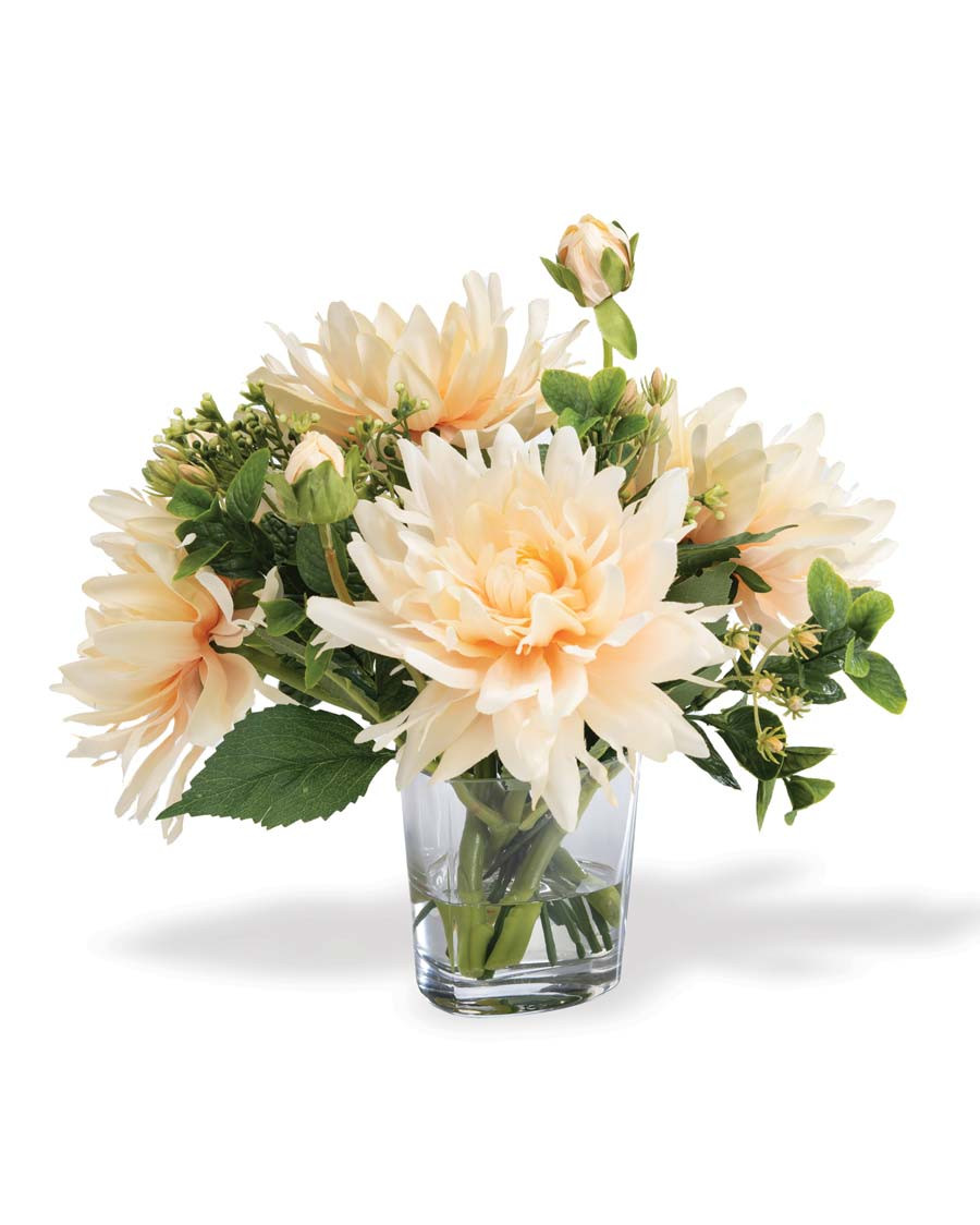 Buy delightful Dahlia Delight silk flower arrangement at Petals.