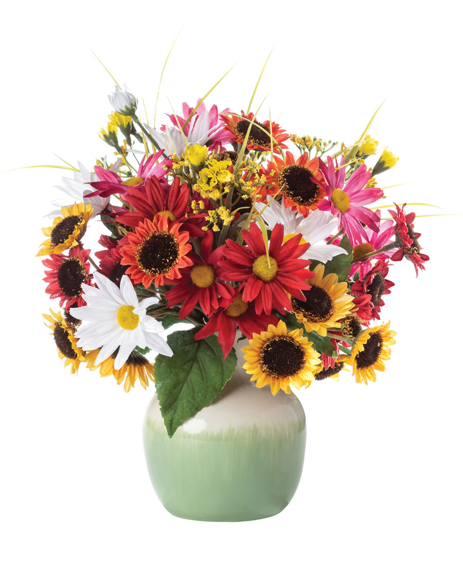 Nature Inspired Silk Flower Arrangements at Petals