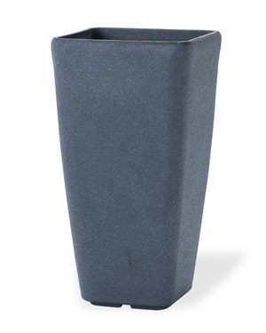 Tall Cubico Decorative Container - Granite Gray