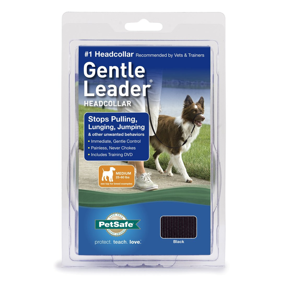 PetSafe Gentle Leader Headcollar Black MD - WOODIN' YOU