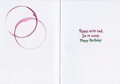 Avanti Press Cat with Glass of Red Wine Birthday Card - WOODIN' YOU