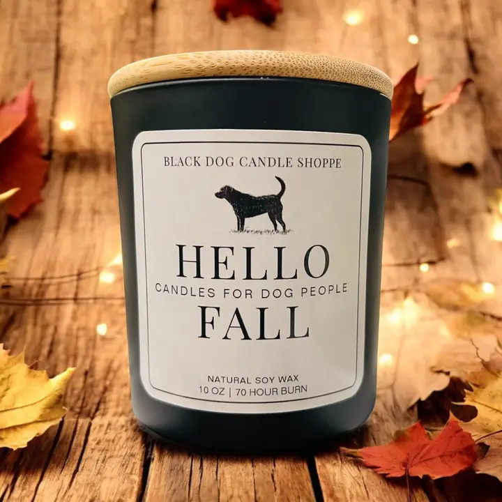 Black Dog Candle Shoppe Hello Fall Candle - WOODIN' YOU