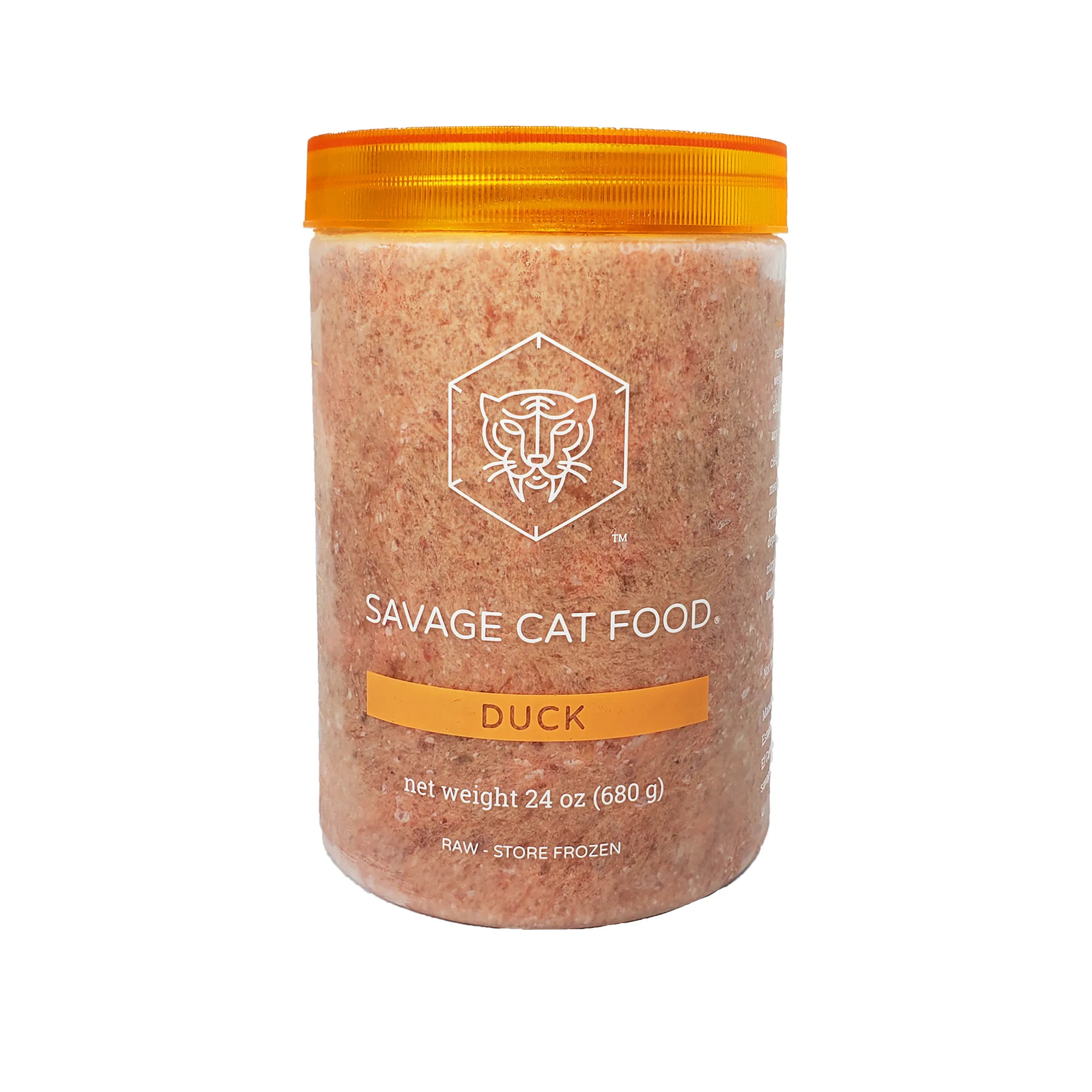 Savage Cat Frozen Raw Duck - WOODIN' YOU