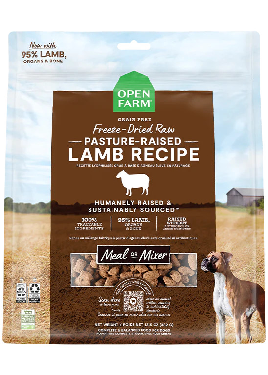 Open Farm Freeze Dried Raw Pasture-Raised Lamb Recipe - WOODIN' YOU