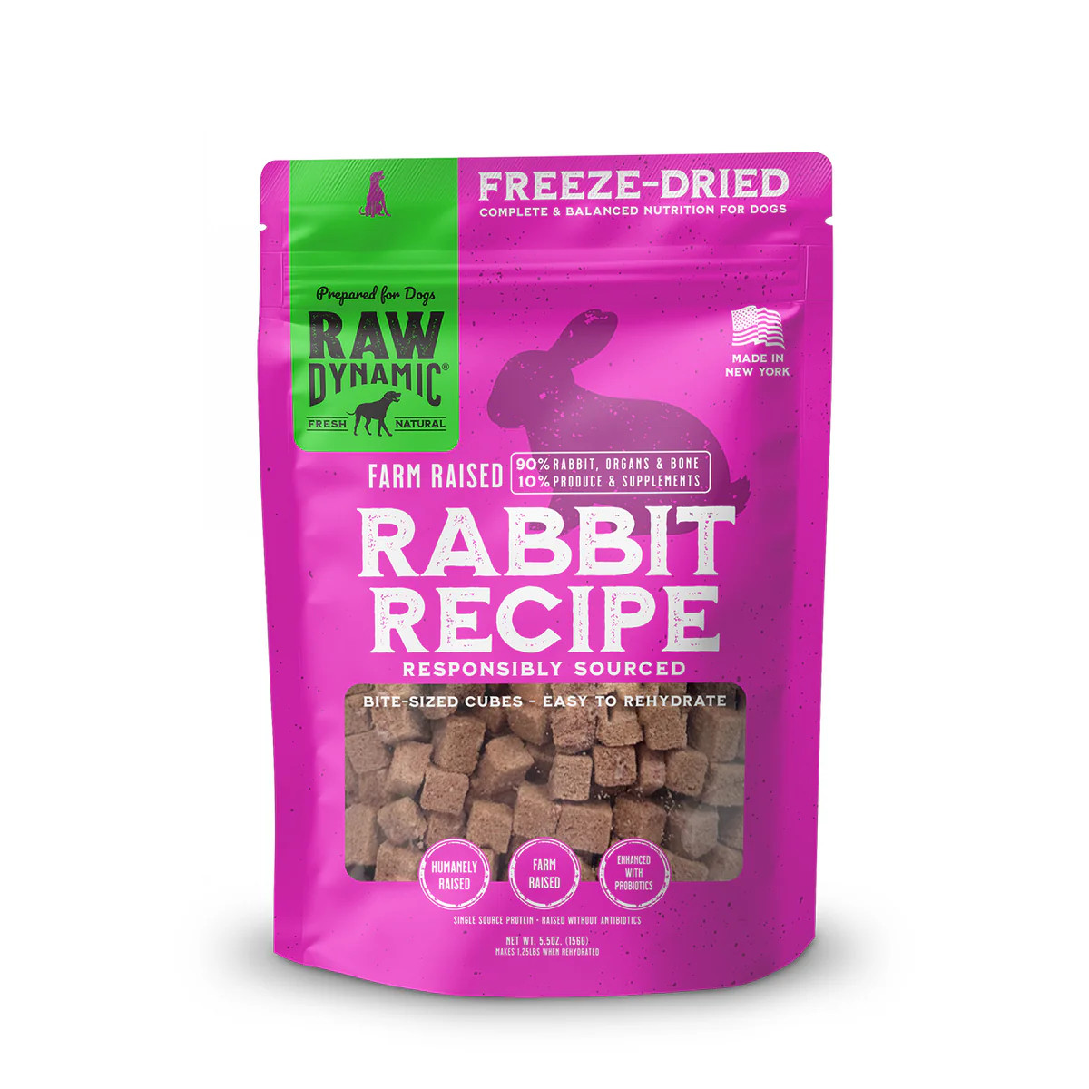Raw Dynamic Freeze-Dried Raw Rabbit Formula - WOODIN' YOU