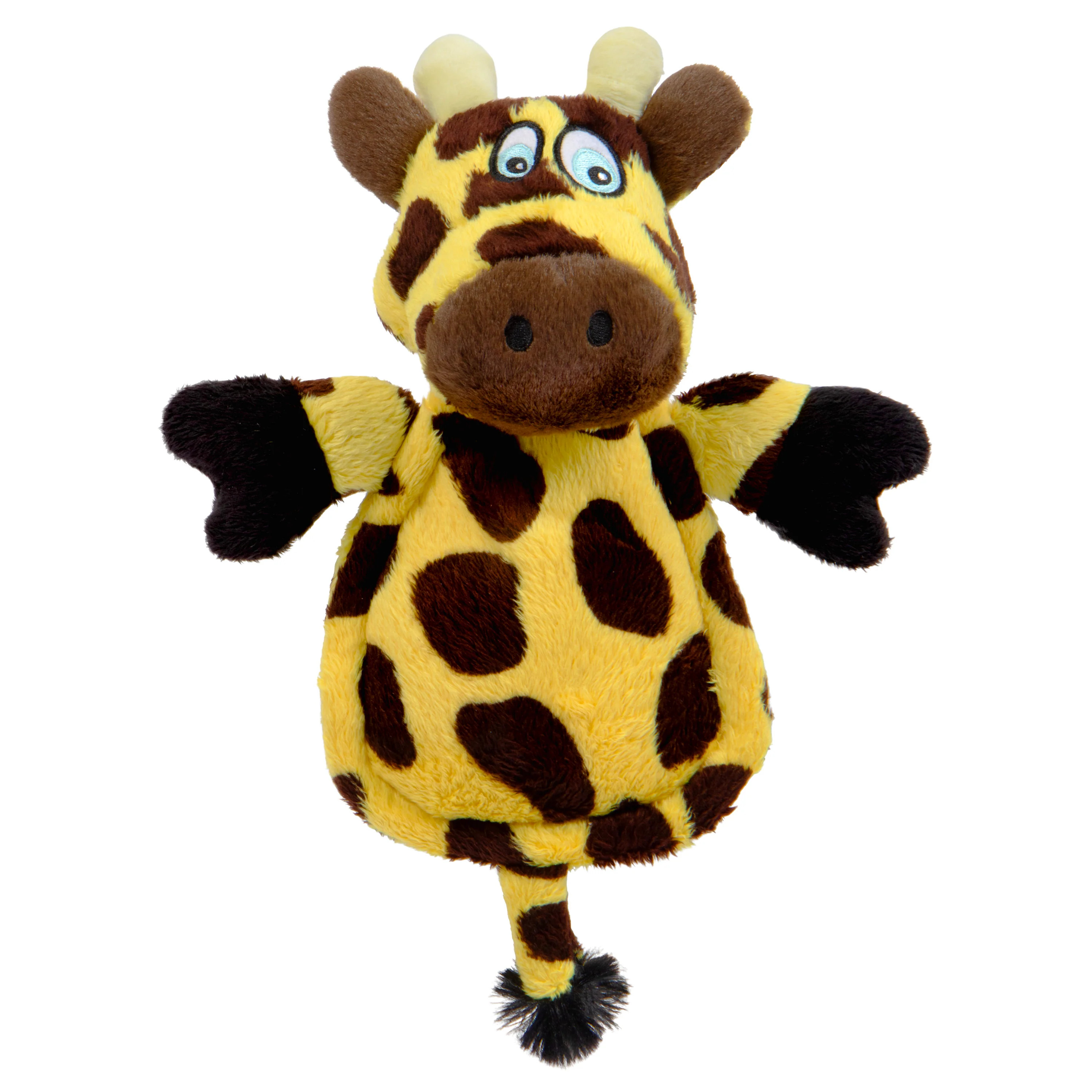 WorldWise Silent Squeak Flattie Giraffe - WOODIN' YOU