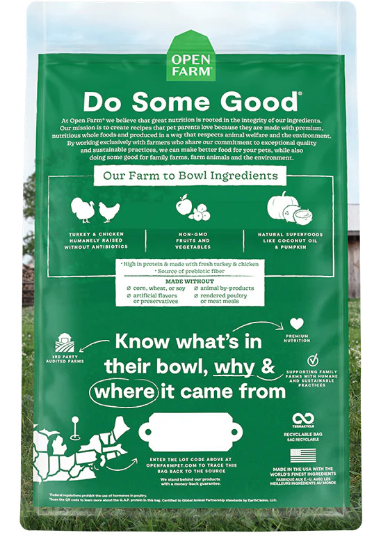 Open Farm Turkey & Chicken Grain Free Cat Recipe - WOODIN' YOU