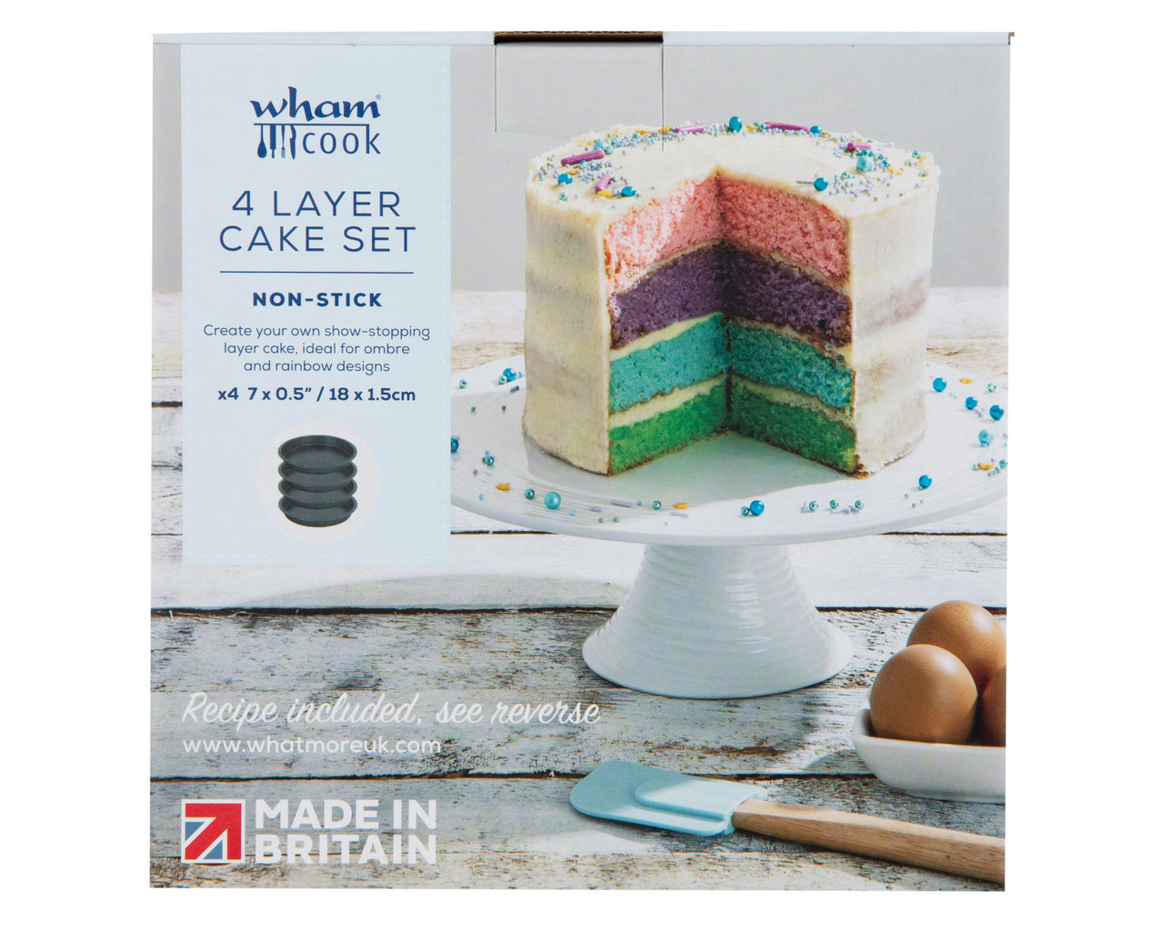 4 Layer Cake Pan Set