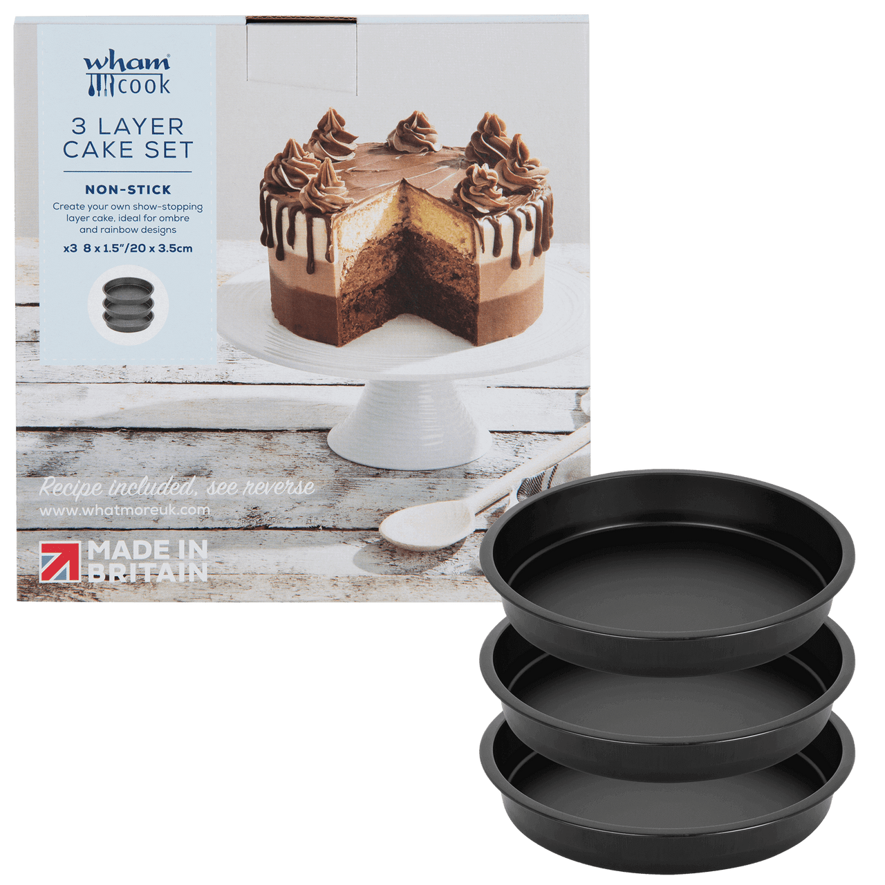 3 Layer Cake Pan Set