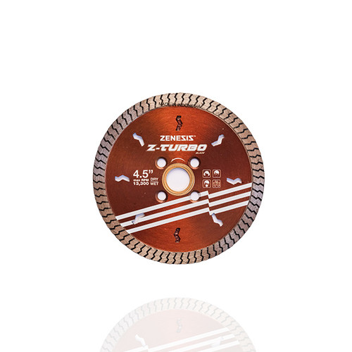 Zenesis Z-Turbo Diamond Blade – Quad Flush Cut – 7/8-20mm-5/8 Arbor – 4 ...