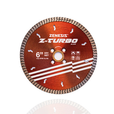 Zenesis Z-Turbo Diamond Blade – Quad Flush Cut – 7/8-20mm-5/8 Arbor – 4 ...