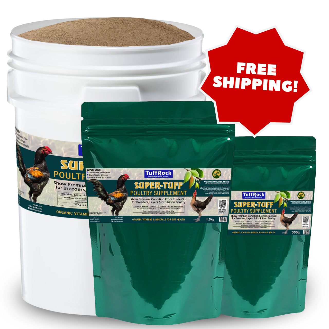 Super-Tuff Poultry Supplement | Egg Production & Strong Shells