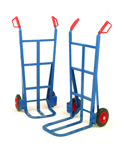 Industrial Splay-back Solid Wheel sack truck with large toe - 200kg ...