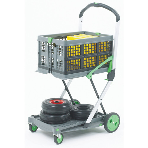 Folding Plastic Trolley - 60kg Capacity - SackTrucks.co.uk