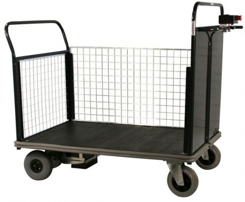 Apollo Large Powered Platform Truck - 600kg Capacity - Steel End with ...