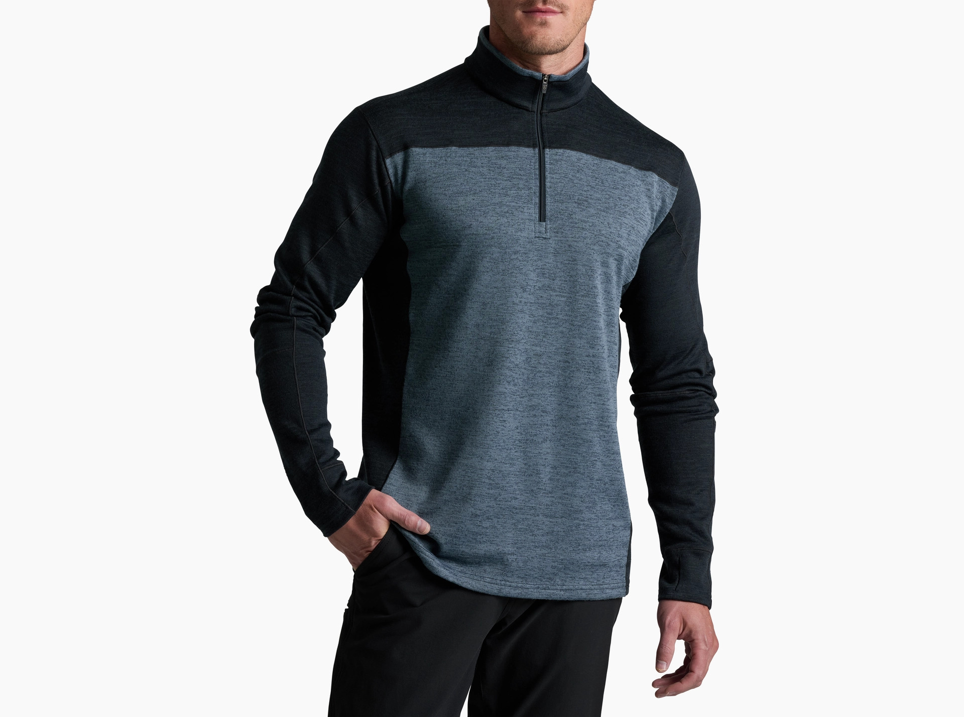 Men's Kuhl Ryzer 1/4 Zip Long Sleeve with Hayden Logo
