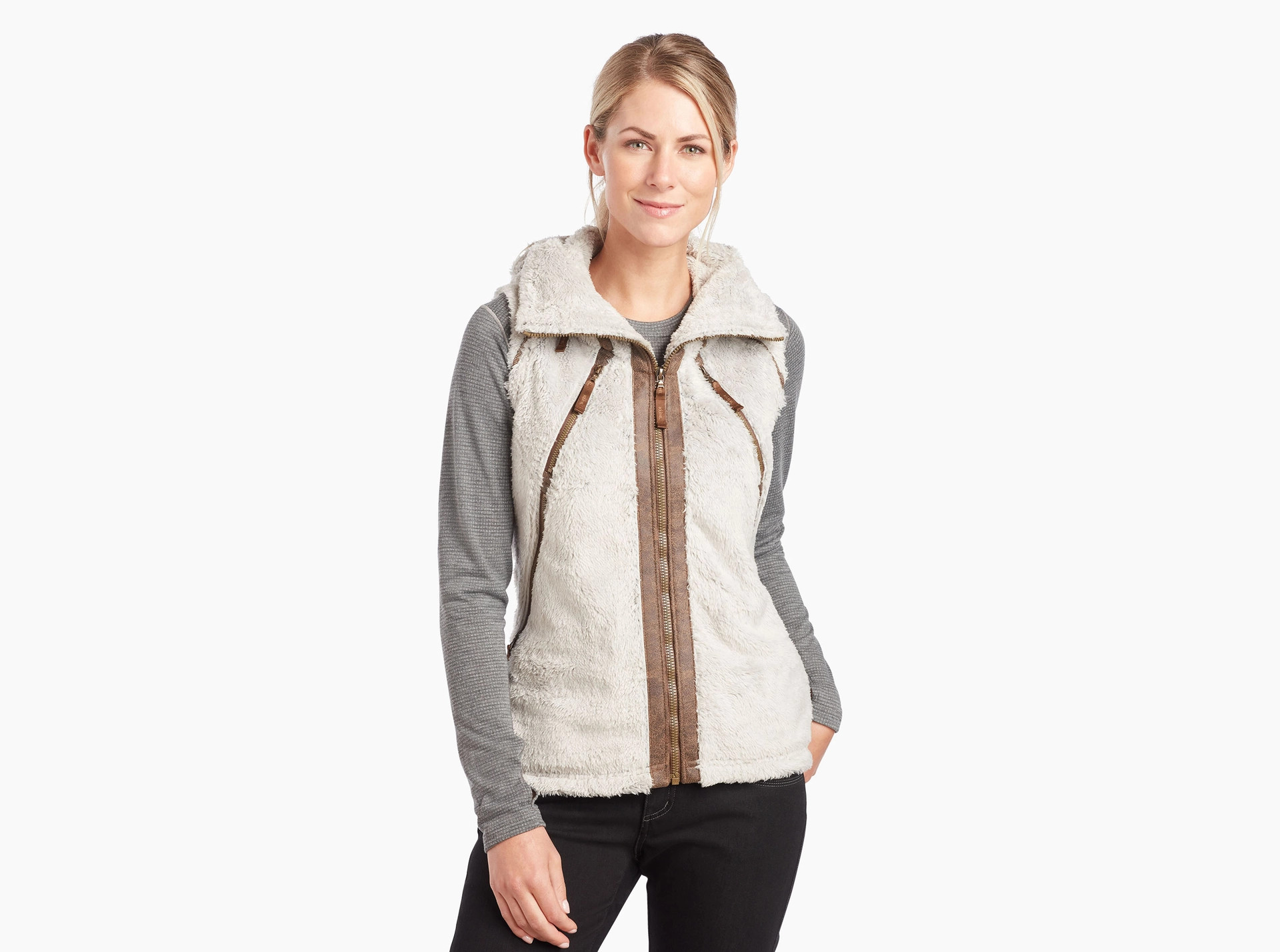 Women's KUHL Flight Vest with Hayden Logo on Back