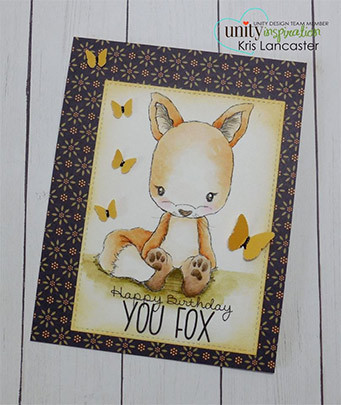 Cuddlebug Fox - Unity Stamp Company