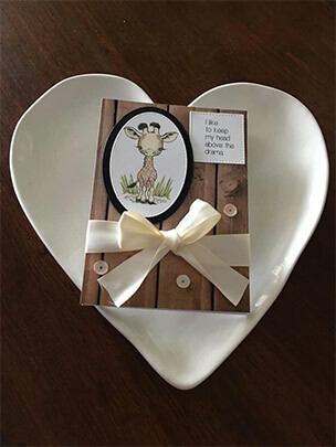 Cuddlebug Giraffe - MINI - Unity Stamp Company