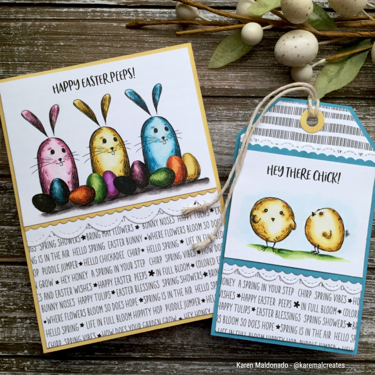 Happy Easter Peeps - Unity Stamp Company