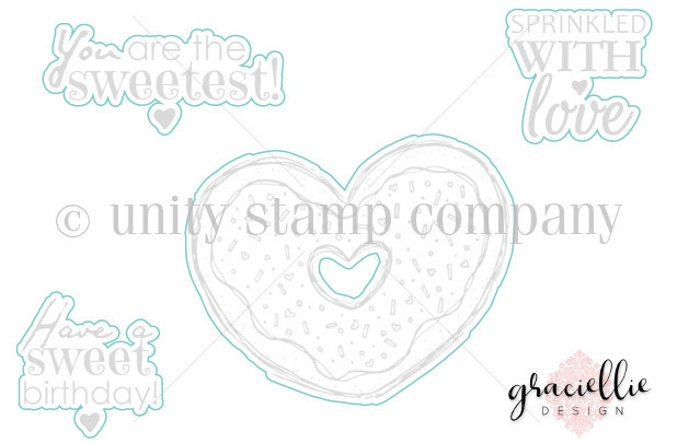 Sweet Sprinkled Donut - Unity Stamp Company