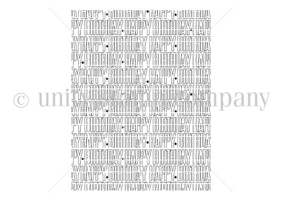 Infinite Birthday Wishes - Unity Stamp Company
