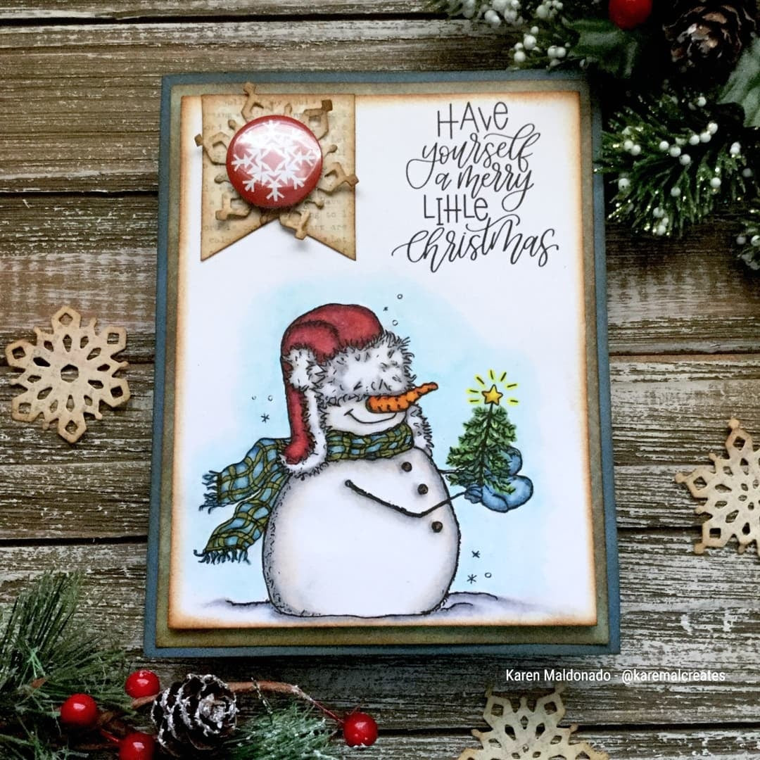 Merry Little Snowman - Unity Stamp Company